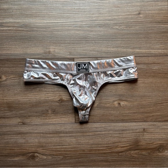 Jock Mail | Underwear & Socks | Jockmail Silver Metallic Logo Waistband ...